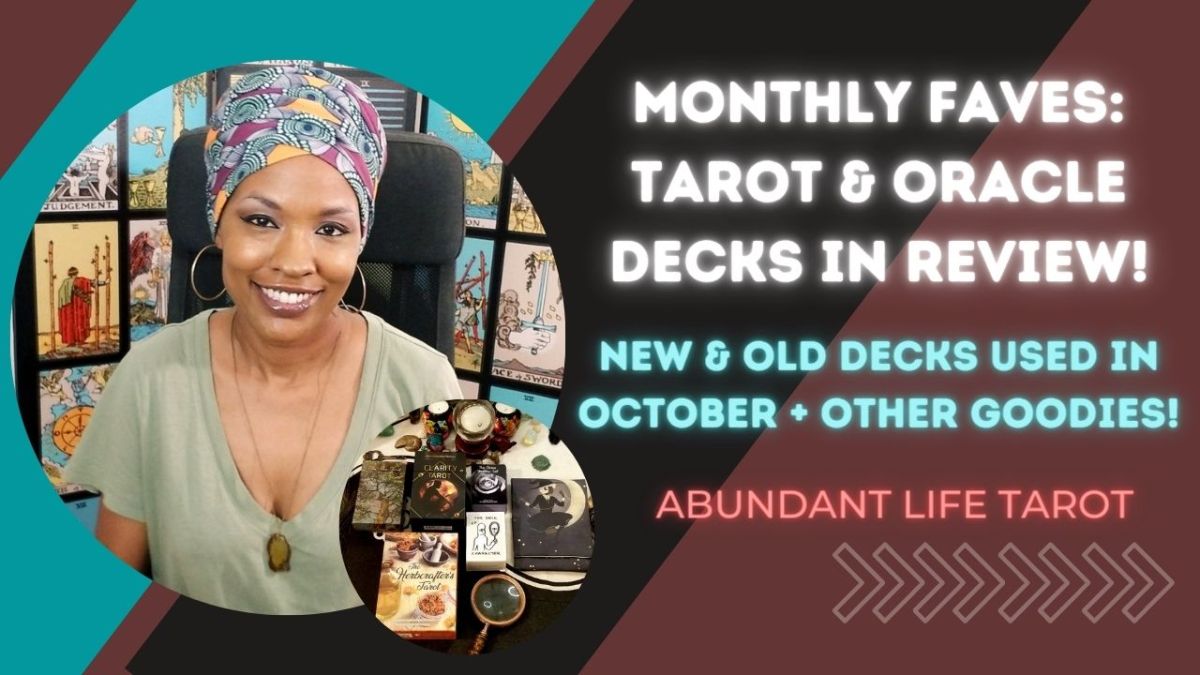 October Month in Review | New & Old Oracle & Tarot Decks + | The Divine ...