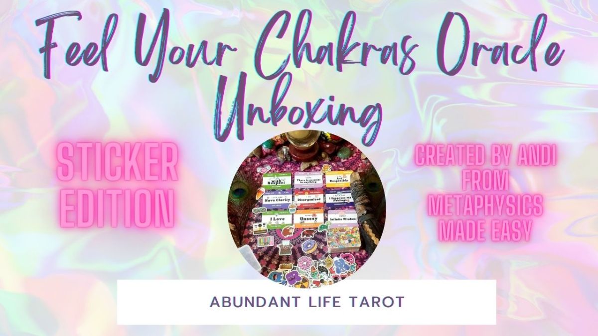 Feel Your Chakras Oracle Unboxing – Abundant*Life*Tarot